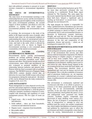 Environmental Sociology An Introduction | PDF | Environmental Services ...