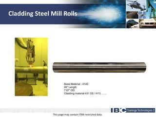 2016.03 - IBC Laser Cladding Capabilities Overview | PDF