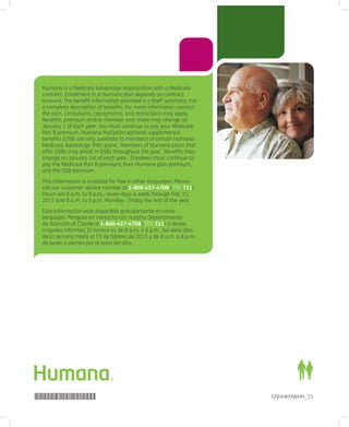 Humana 2015 MA Enrollment Guide | PDF