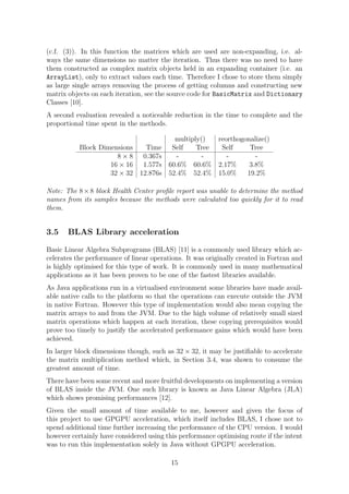 Orthogonal Matching Pursuit in 2D for Java with GPGPU Prospectives | PDF