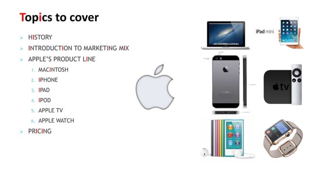 Marketing Mix of Apple Inc | PPTX