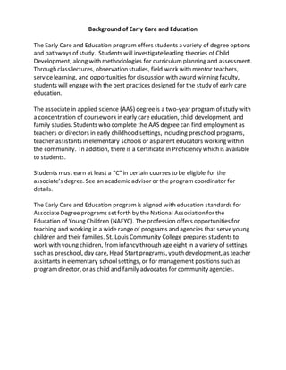 ECE Program Report | DOCX | Professional School | Postgraduate Education