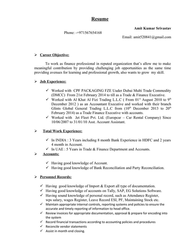 Amit Resume New | PDF