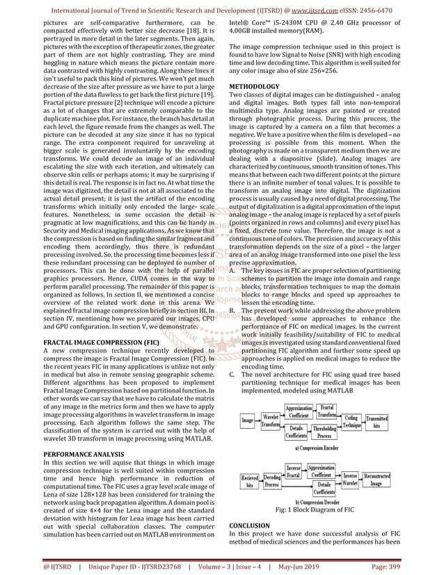 Implementation Of Fractal Image Compression On Medical Images By Different Approach Pdf
