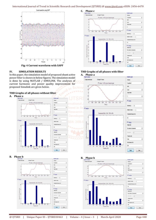 Power Quality Improvement using Shunt Active Power Filter | PDF