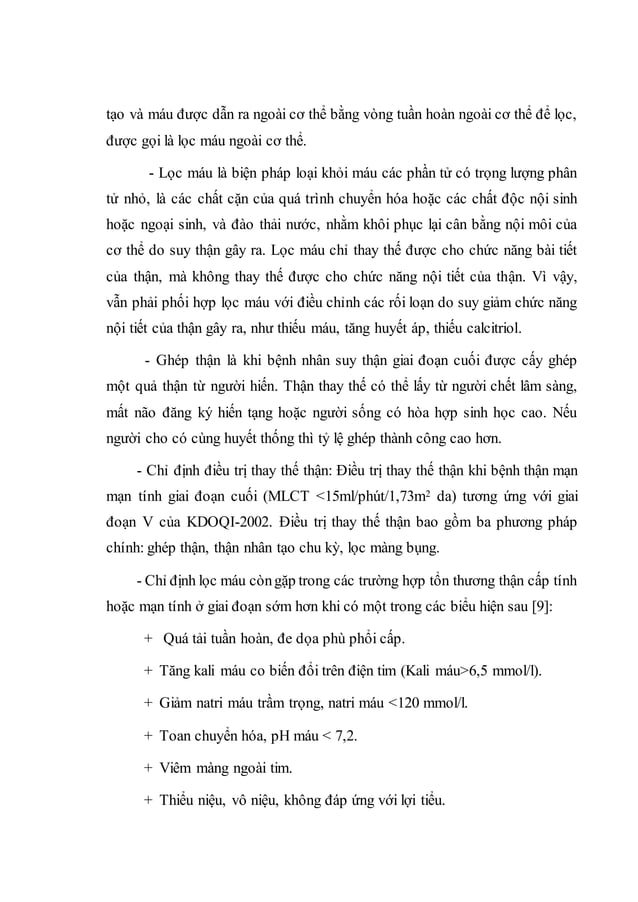 Đề tài: Khảo sát tình trạng tăng huyết áp trong ca lọc máu ở bệnh nhân thận nhân tạo chu kỳ tại ...