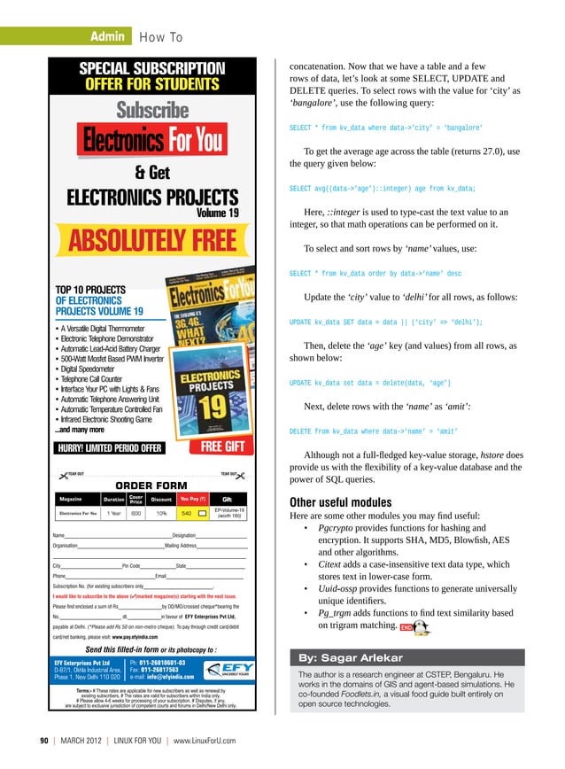 PostgreSQL Modules Tutorial - chkpass, hstore, fuzzystrmach, isn | PDF