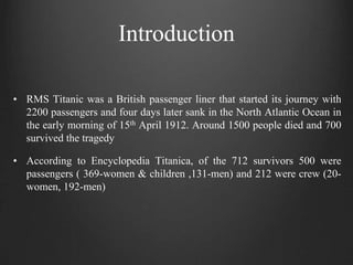 Titanic - Presentation | PPTX