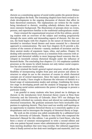 Introduction to rhetorical theory 2nd ed. Edition Hauser | PDF