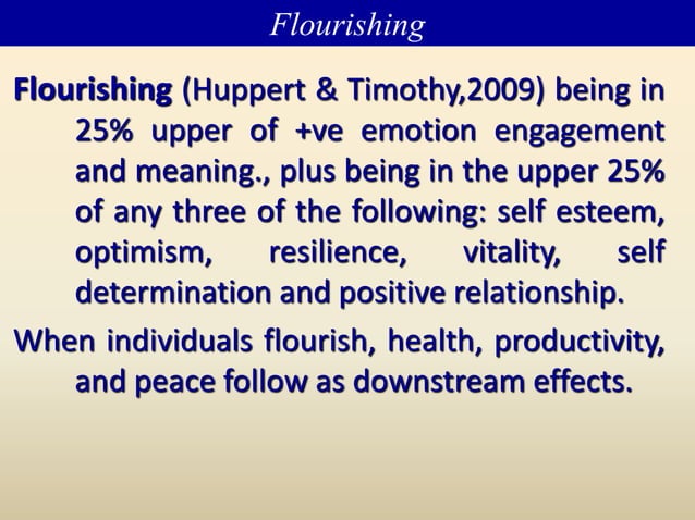 Introduction to Positive Psychology | PPT | Wellness | Healthy Living