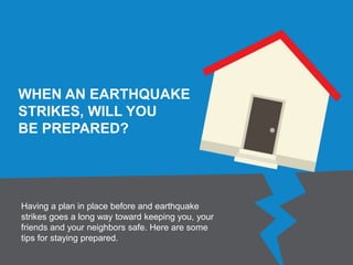 Earthquake Preparedness Infographic | PPTX