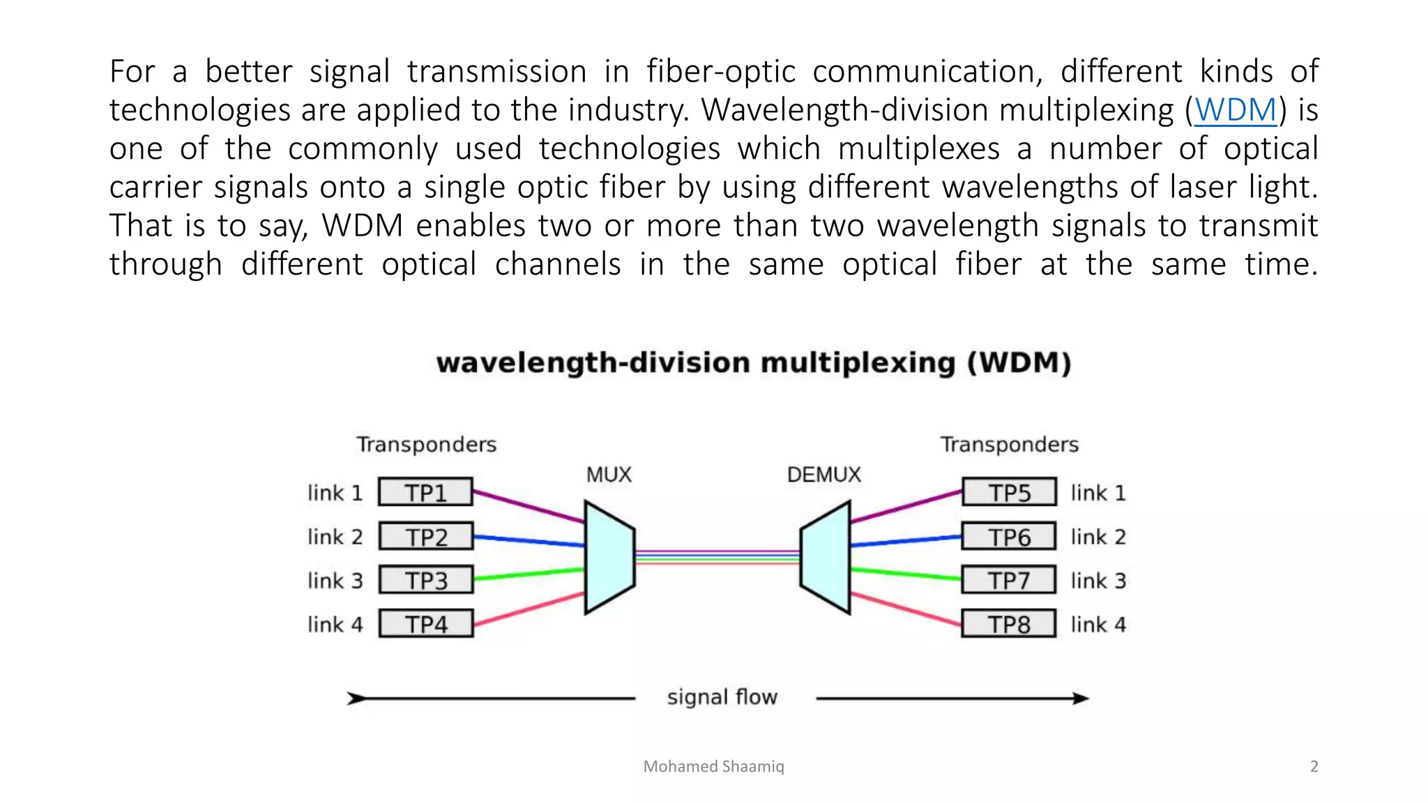 CWDM vs DWDM Technology | PPTX