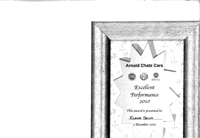 Arnold Chatz 2010 | PDF