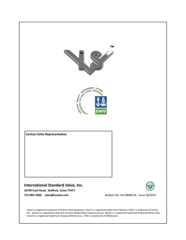 ISV 3 PC trunnion ball valve SB600.5b-web(1) | PDF