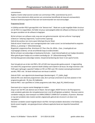 Programmeer techniek | PDF