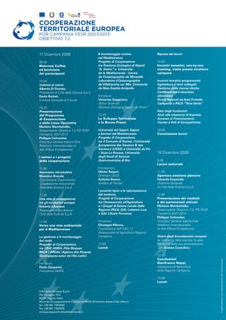 AccordoCooperazPACA_IncubatEuropei_RA_CDS_2009_RegCampania_invito ...