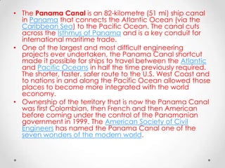 Panama's Canal | PPTX