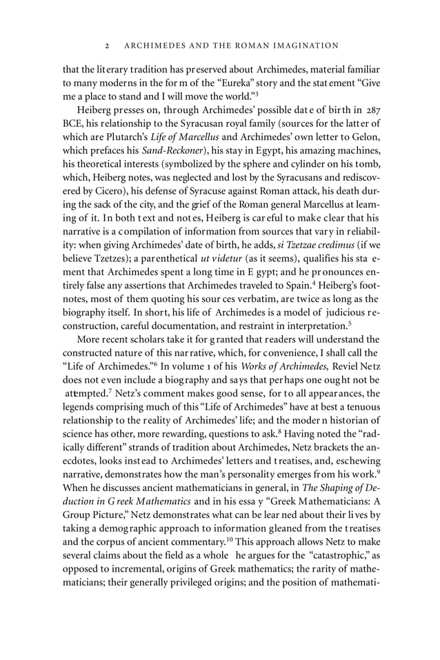 Archimedes And The Roman Imagination Mary Jaeger | PDF