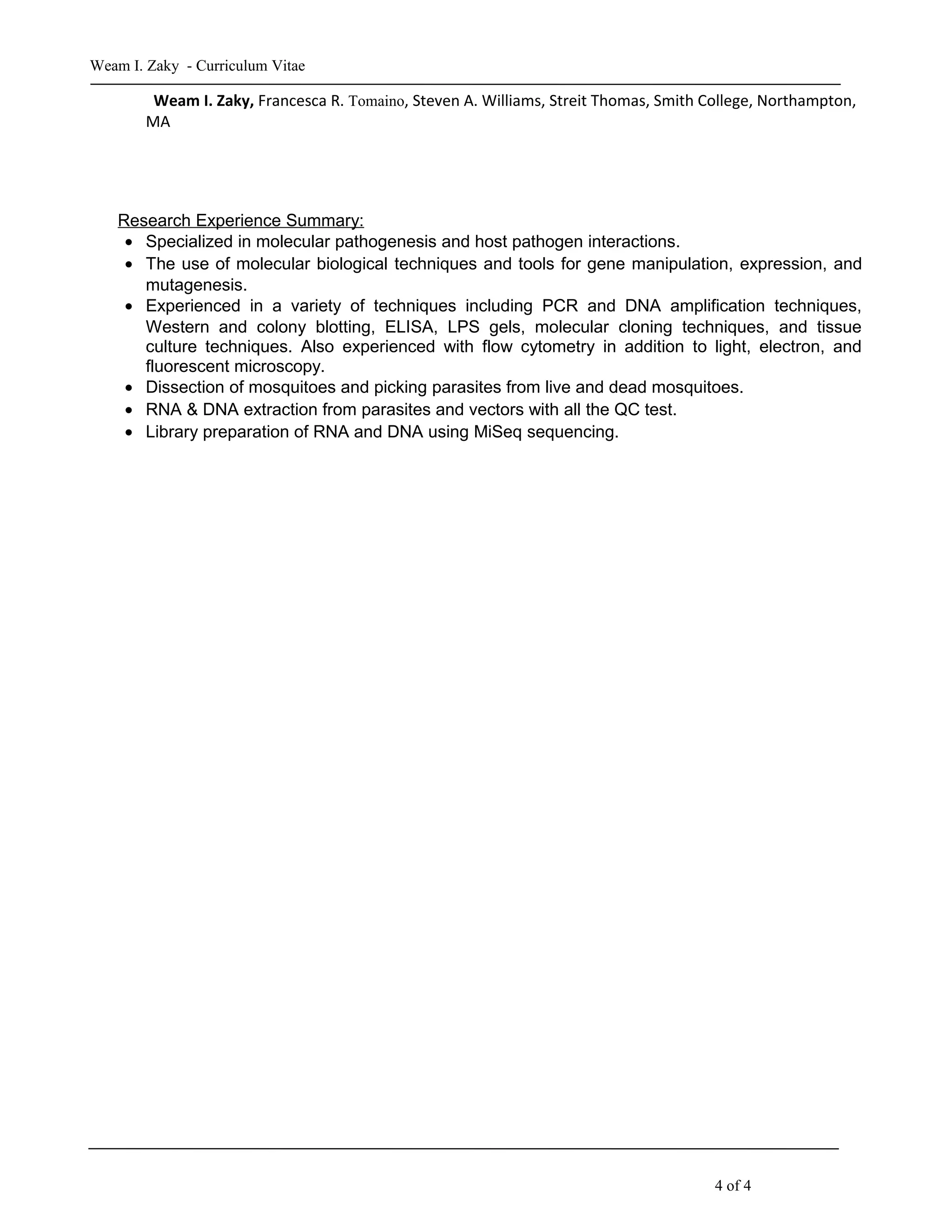 Zaky-Curriculum Vitae, 2015 | DOC