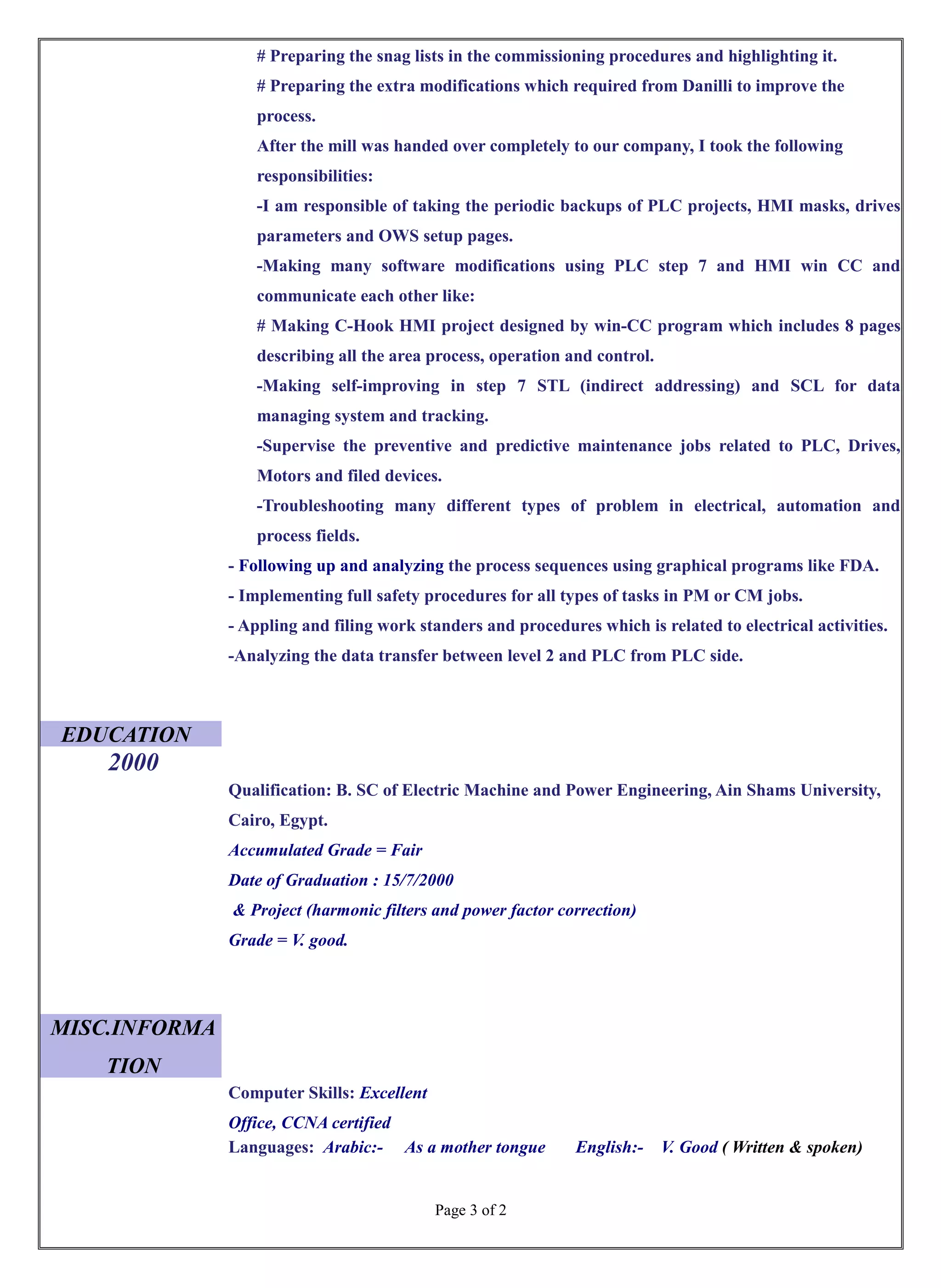 Sherif CV | PDF