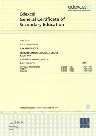 Igcse Results | PDF