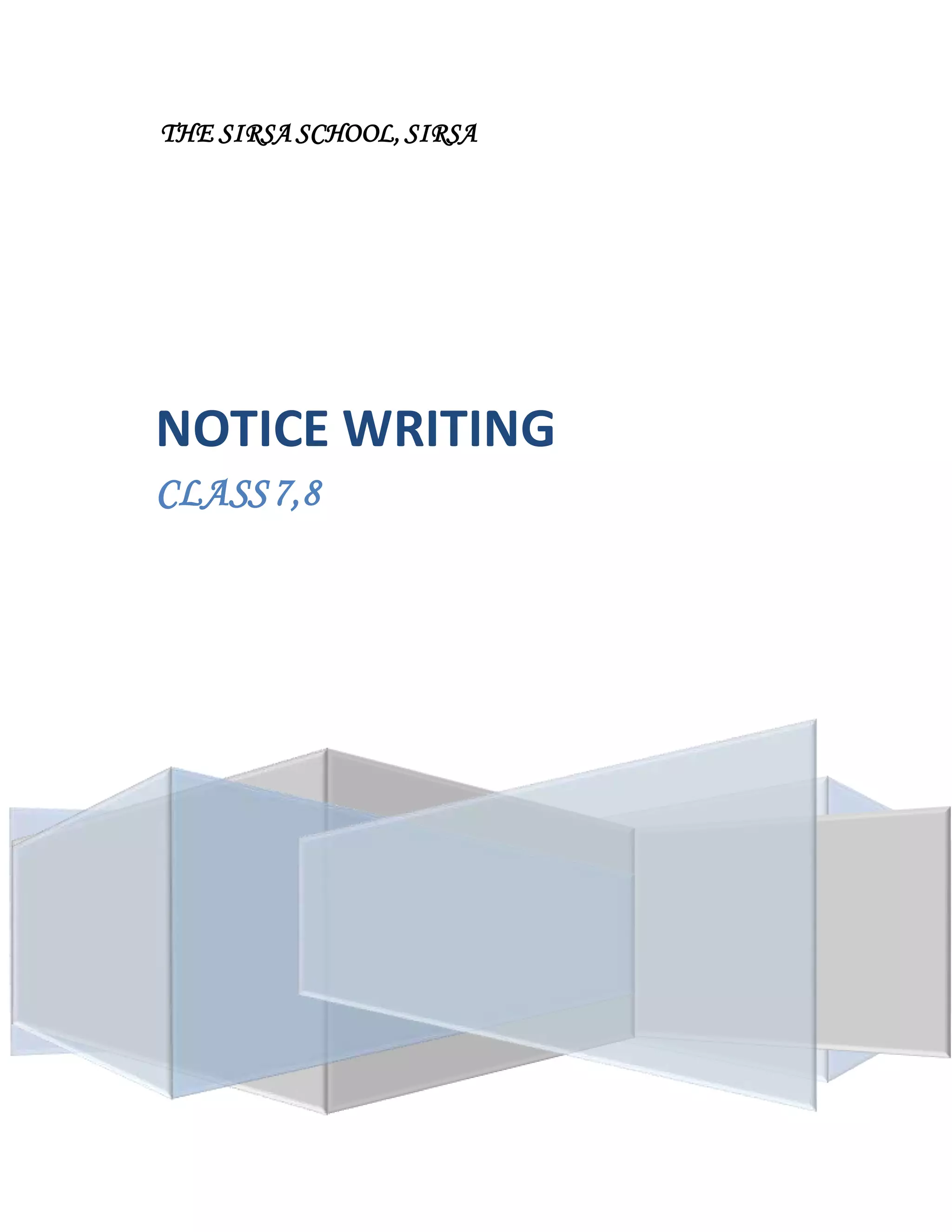 NOTICE | DOCX