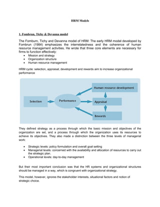 88224324 hrm-models | PDF