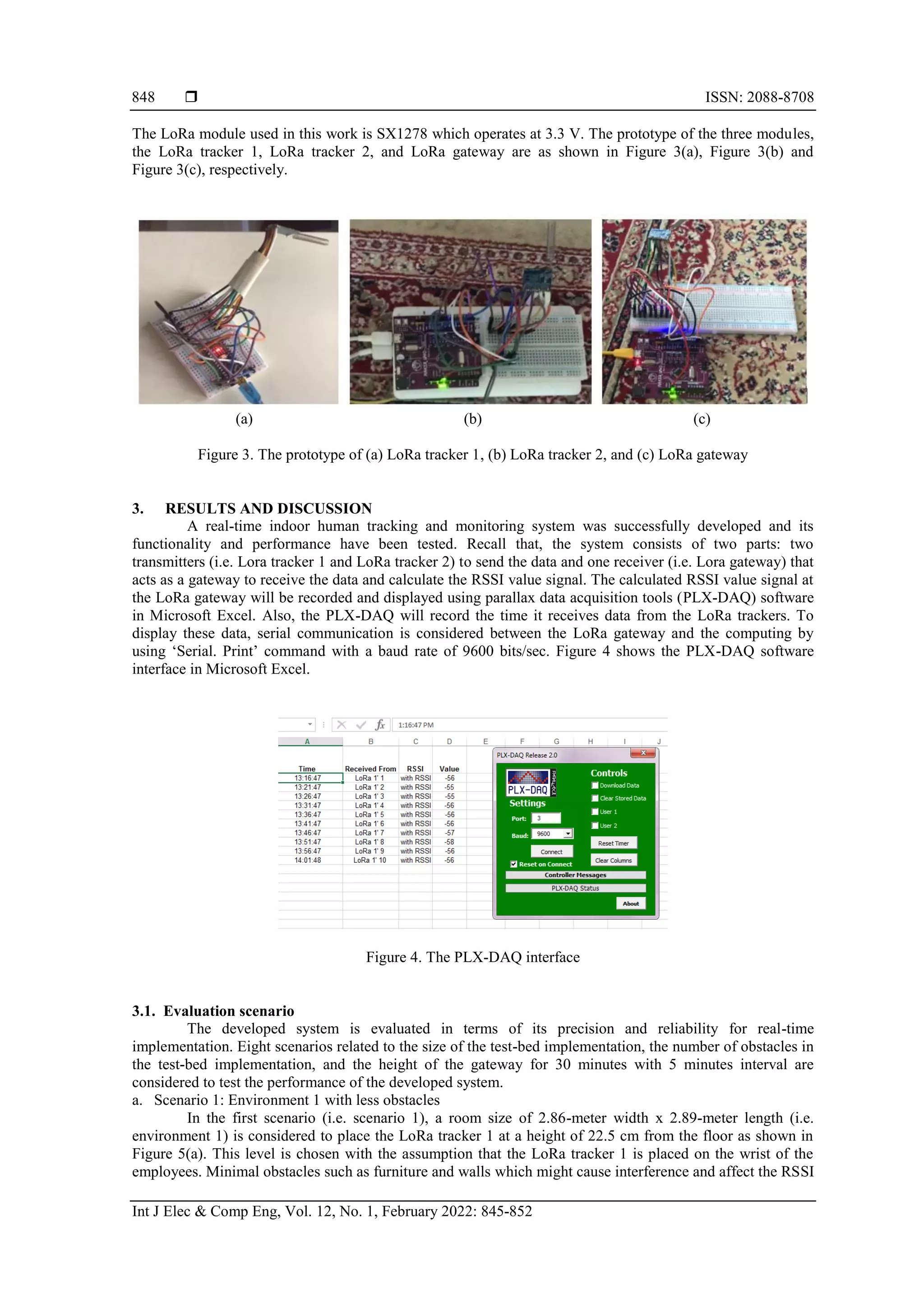 Development of real-time indoor human tracking system using LoRa ...