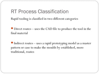 RAPID TOOLING - presentationupdate | PPT
