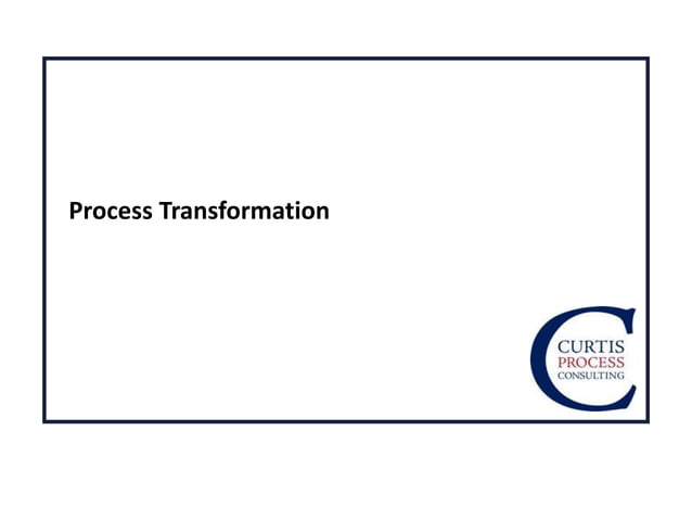 CPC - Process Transformation | PPT