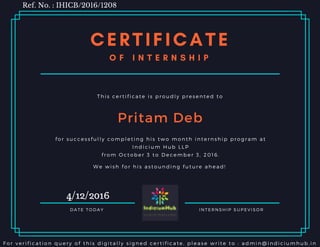 intern pritam | PDF