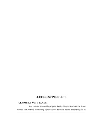 SMART NOTE TAKER REPORT | DOC