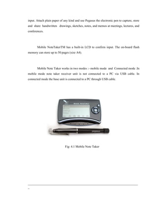 SMART NOTE TAKER REPORT | DOC