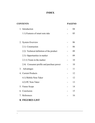 SMART NOTE TAKER REPORT | DOC