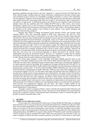 Unobtrusive hand gesture recognition using ultra-wide band radar and deep learning | PDF