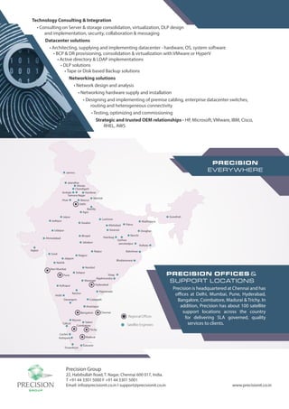 Precision Corporate Profile_Rev_09 | PDF | Cloud Computing | Internet