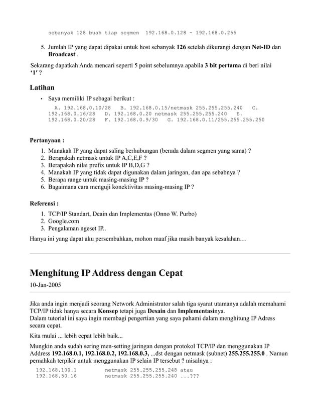 88363199 menghitung-ip-address | PDF