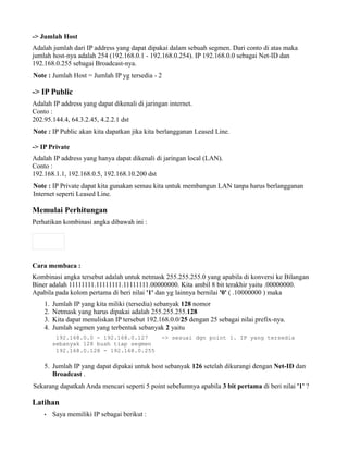 88363199 menghitung-ip-address | PDF