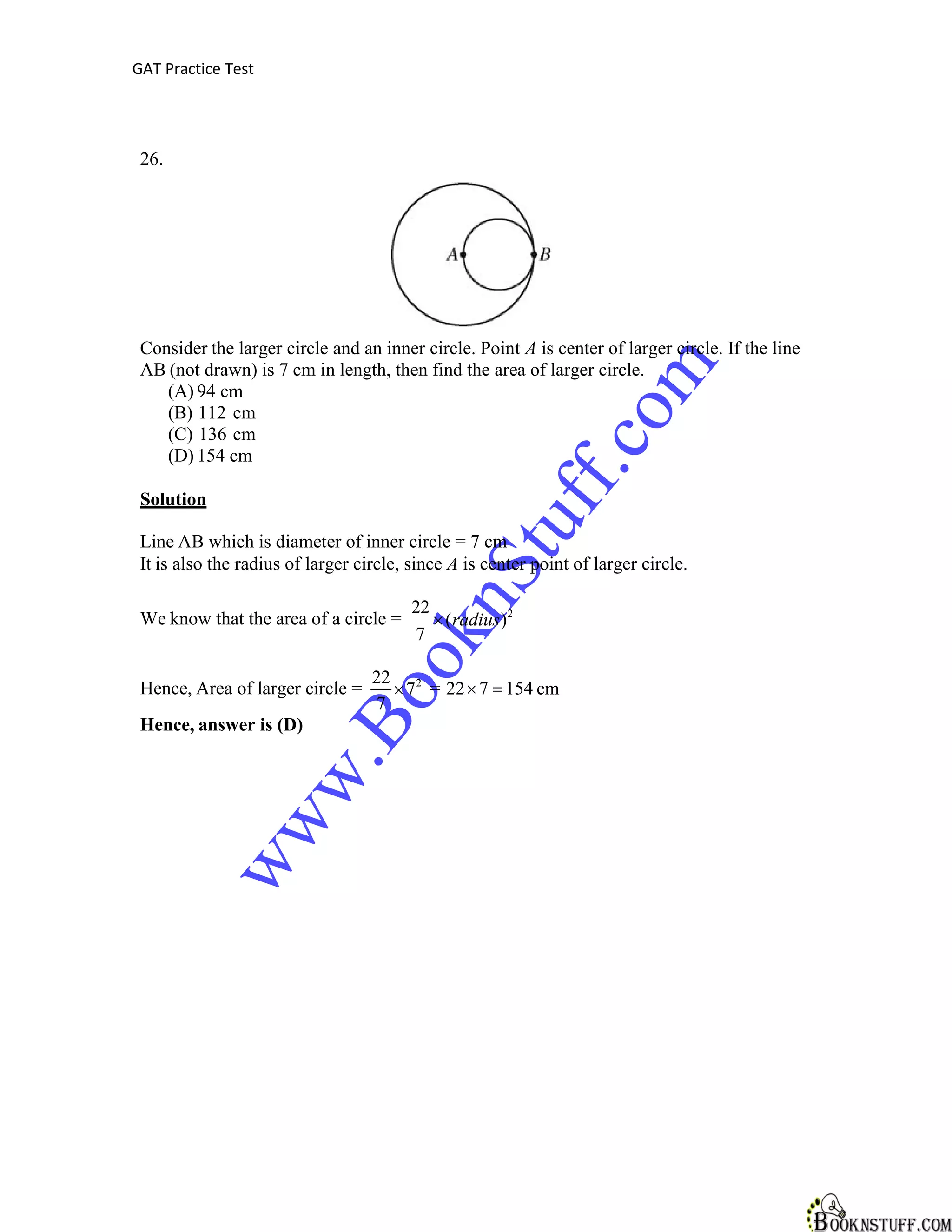 GAT NTS SAMPLE PAPERS MATERIAL PART 3 | PDF