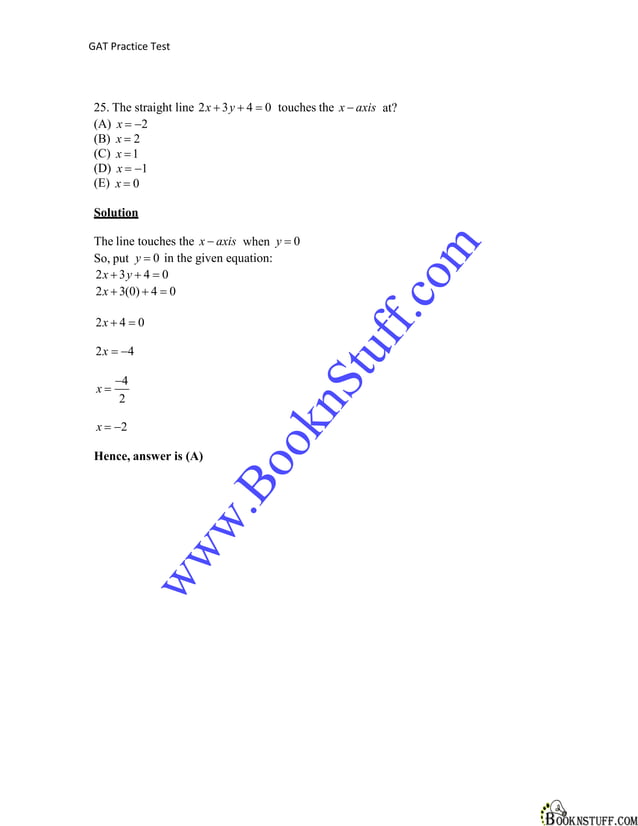 GAT NTS SAMPLE PAPERS MATERIAL PART 3 | PDF