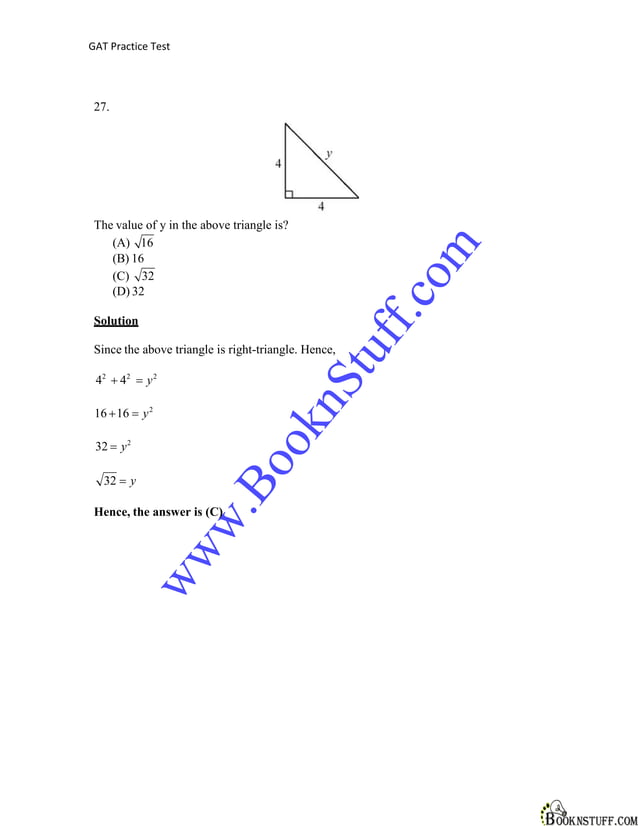 GAT NTS SAMPLE PAPERS MATERIAL PART 3 | PDF