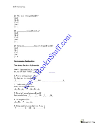 GAT NTS SAMPLE PAPERS MATERIAL PART 3 | PDF