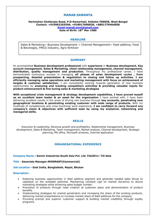 Manab Samanta_CV | PDF