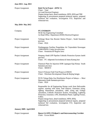 CV-Subandi DH 2016 | PDF