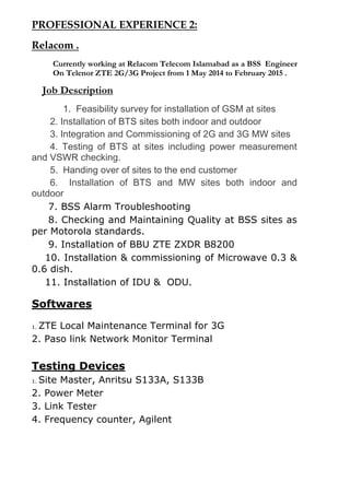 BSS Updated cv | PDF