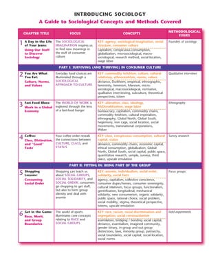 Introducing Sociology Using the Stuff of Everyday Life Josaee Johnston ...