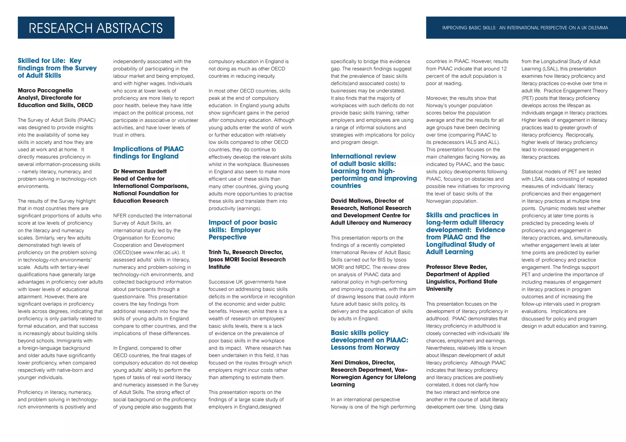 BIS_Improving_Basic_Skills_delegate pack_final | PDF