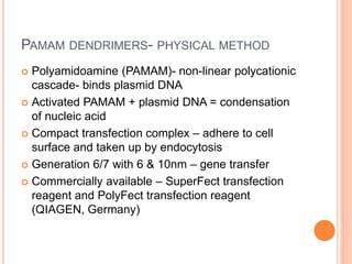 GENE TRANSFER TECHNIQUES | PPTX