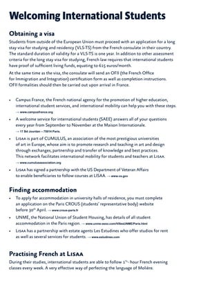 LISAA-programmes | PDF
