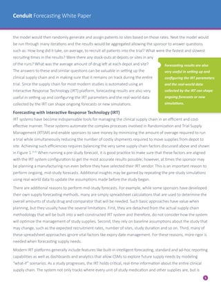 Cenduit_Whitepaper_Forecasting_Present_14June2016 | PDF